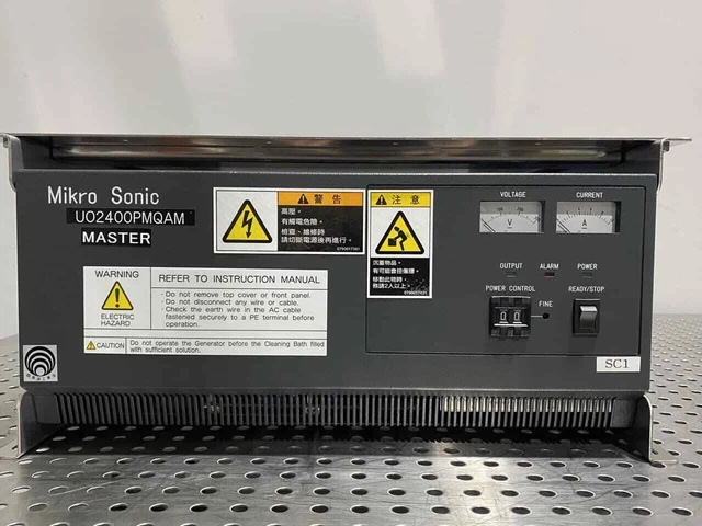 HITACHI KOKUSAI MIKRO Sonic Master UO2400PMQAM Ultrasonic Generator EUR ...