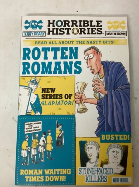 HORRIBLE HISTORIES BOOK Rotten Romans Book By Terry Deary Brand New EUR ...