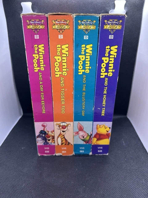 LOT OF 4 Vintage Walt Disney Mini Classics Winnie The Pooh VHS £13.47 ...