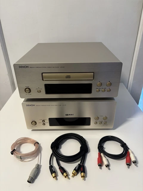 DENON UCD-F07 CD Player & UTU-F07 Tuner Personal Component Midi System ...