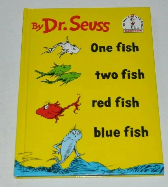 DR SEUSS ONE Fish, Two Fish, Red Fish , Blue Fish BOOK $3.76 - PicClick CA
