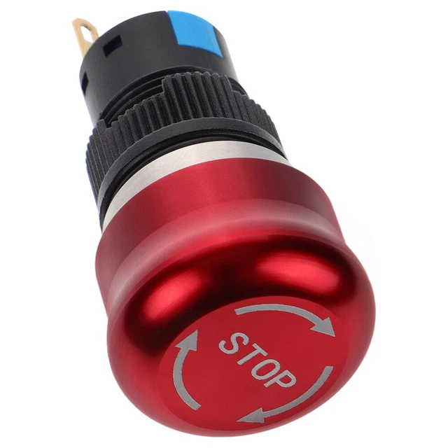 EMERGENCY STOP PUSH Button Switch Emergency Stop Switch Stop Button ...