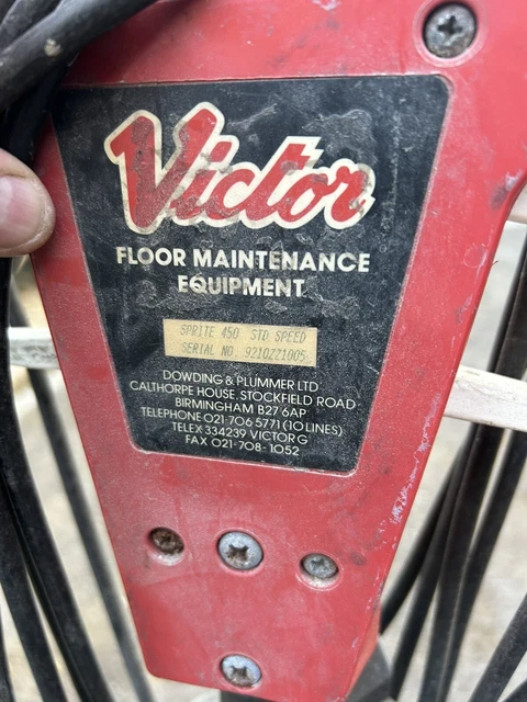 VICTOR SPRITE 450 STD SPEED Floor Cleaner /Floor Polisher/buffer. £208. ...