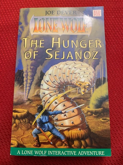 LONE WOLF-28-HUNGER OF Sejanoz-Joe Dever-New Order-Fighting Fantasy-Red ...