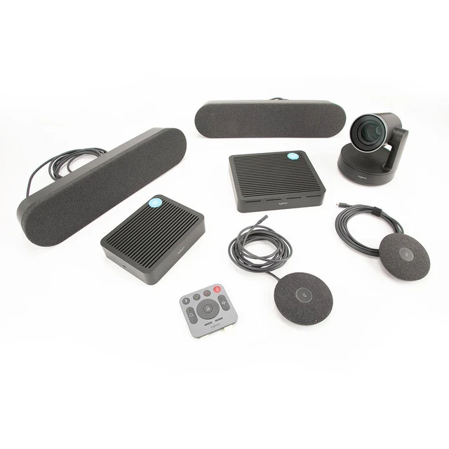 LOGITECH RALLY PLUS UHD 4K Conference Camera System, Dual-Speakers, Mic ...