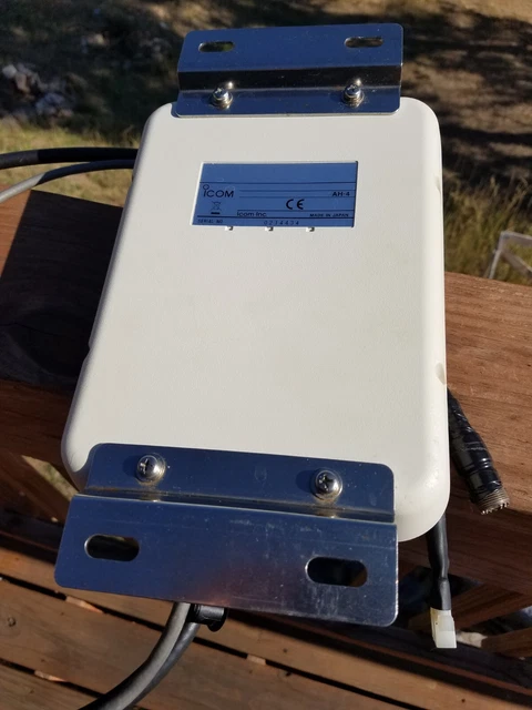 ICOM AH-4 HF + 6M automatic antenna tuner with accessories $300.00 ...