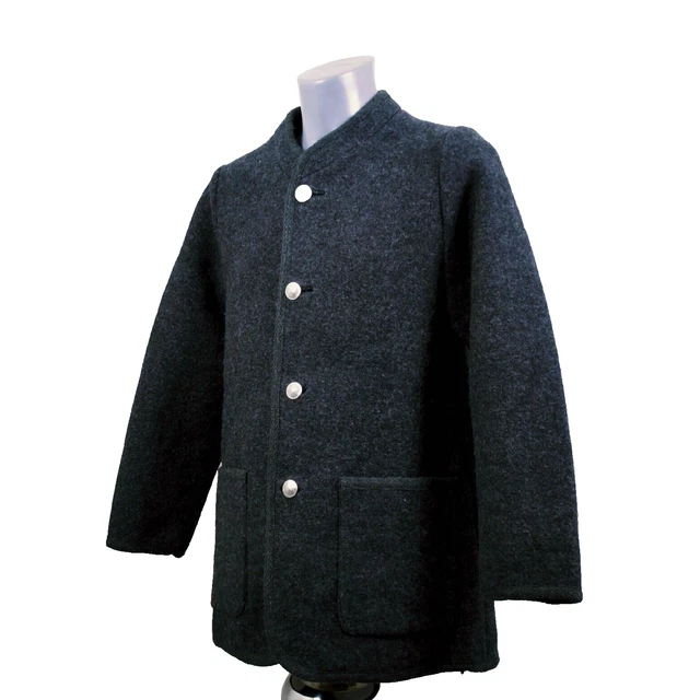 PRODOTTO SARTORIALE GIACCA Tirolese Loden MOESSMER 100% Pura lana ...