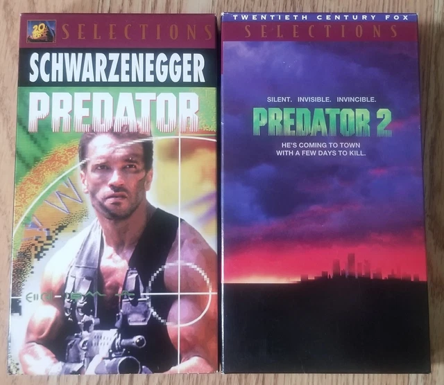 PREDATOR SET VHS Tested Schwarzenegger 20th Century Fox Selections 80s ...