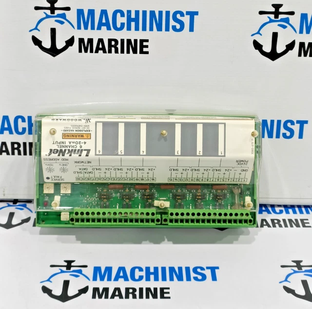 WOODWARD 9905-969 REV P LinkNet 6 channel input module 6C 4-20ma in w ...