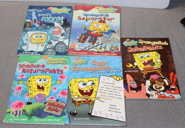 LOT OF 5 Nickelodeon SpongeBob SquarePants Books Chapter & Joke £9.40 ...