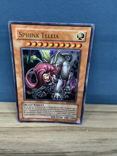 YU GI OH Sphinx Teleia EP1-EN003 Ultra Rare Lightly Played Card £0.99 ...