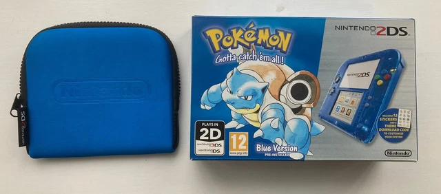 NINTENDO 2DS POKEMON Blue Version Special Edition Boxed Used Very Good ...