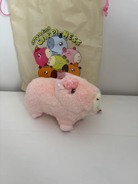 CAPY-ERA SAKURA PINK Capybara Plush Toy £7.16 - PicClick UK