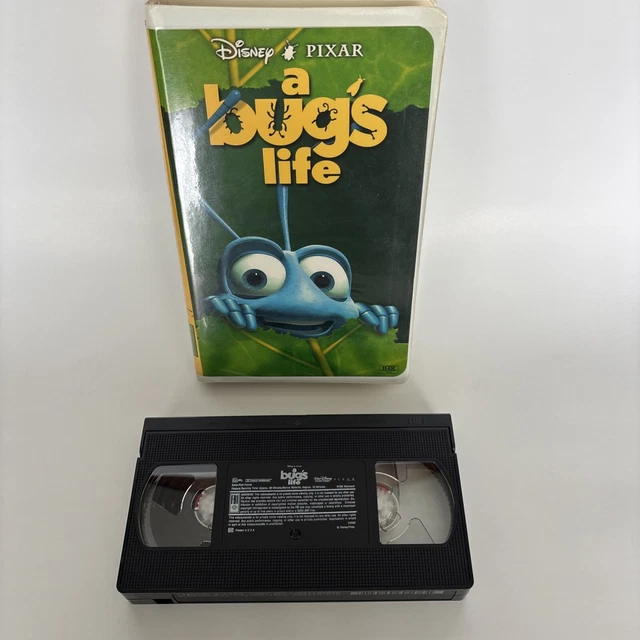 A BUG'S LIFE VHS 1999 Disney Pixar Clamshell Very Good 15653 W/ Special ...