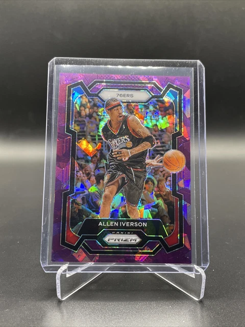2023-24 PRIZM BASKETBALL NBA Allen Iverson glace violette 129/149 #184 EUR 1,83 - PicClick FR
