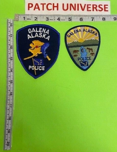 LOT OF TWO Different Galena Alaska Police Shoulder Patches F113 $16.00 ...