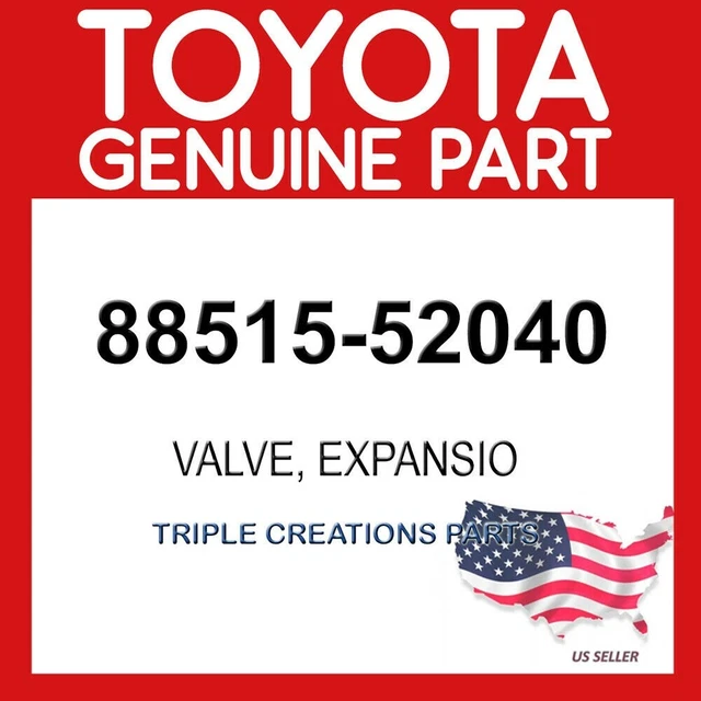GENUINE 8851560110 Oem Toyota Valve, Cooler Expansion 88515-60110 £85. ...