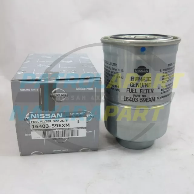 GENUINE NISSAN PATROL GU GQ Diesel Fuel Filter RD28 TD42 ZD30 DDI ...