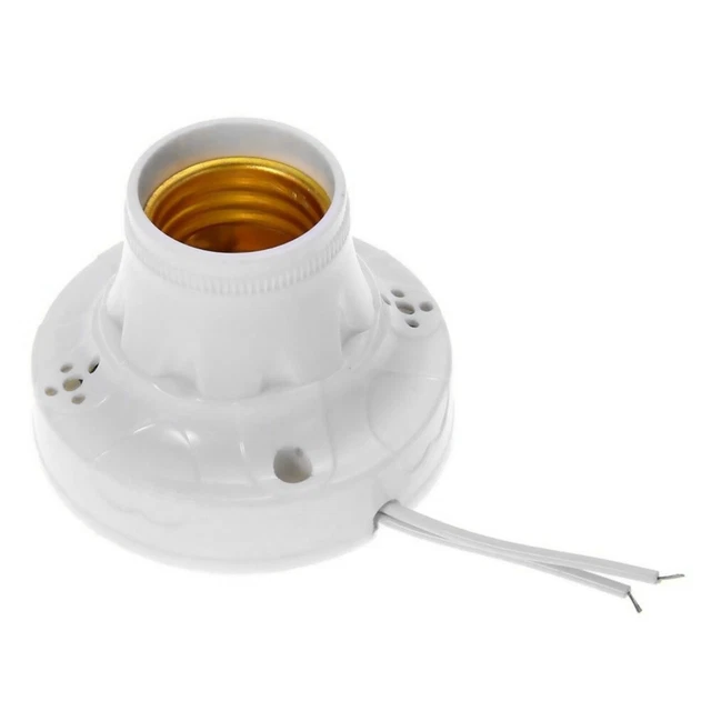SOUND VOICE CONTROL Sensor Base Lamp Holder Light Bulb Switch Adapter ...