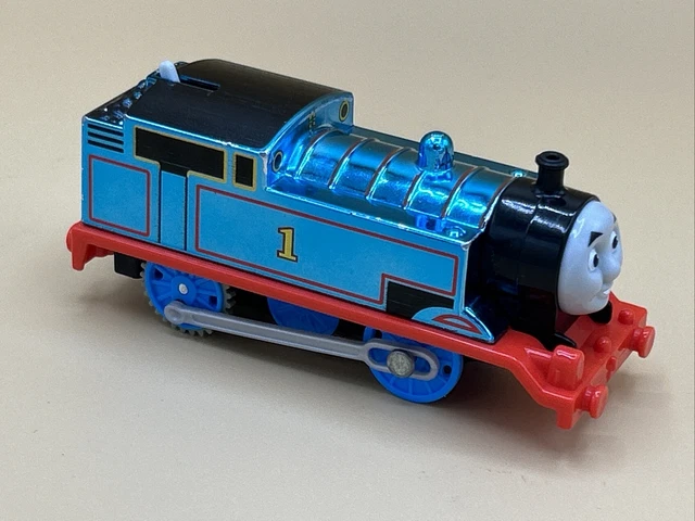 THOMAS & FRIENDS TrackMaster Celebration Motorized Train Metallic Blue ...
