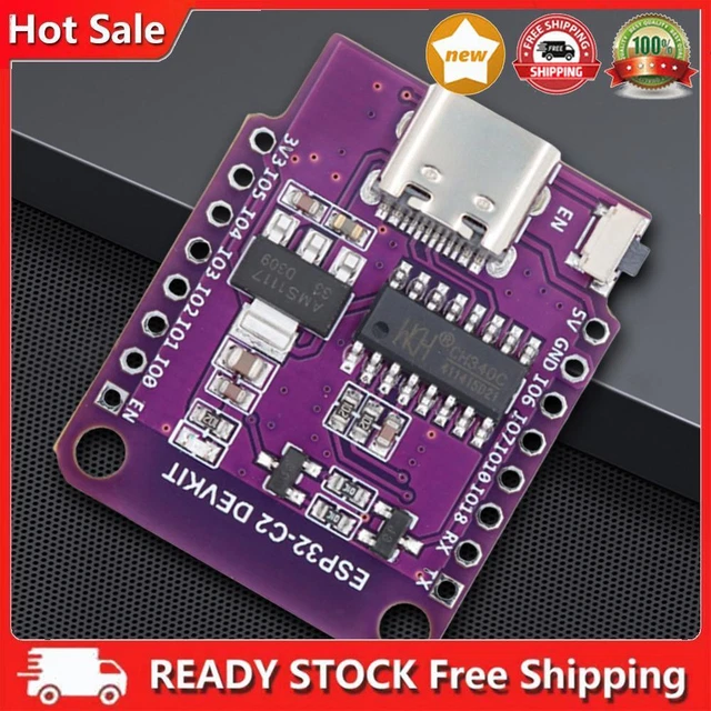 MINI ESP32-C2 DEVELOPMENT Boards CH340G WIFI & BT Modules Suitable for ...
