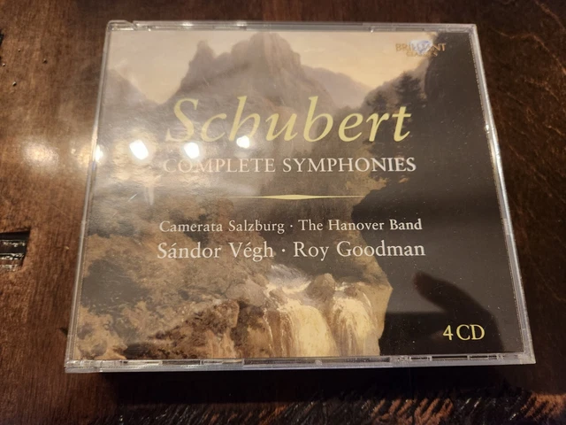 4 CD BOX Set Schubert Complete Symphonies Sandor Vegh Roy Goodman Hanover Band $15.00 - PicClick CA