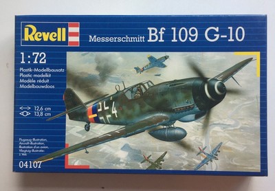 REVELL MESSERSCHMITT BF 109 G-10 Scale 1:72 Model Kit 04107 £9.99 - PicClick UK