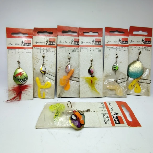 VINTAGE D.A.M. SPINNER Lures Ultralight Lure Mix DAM Spinner Rare ...