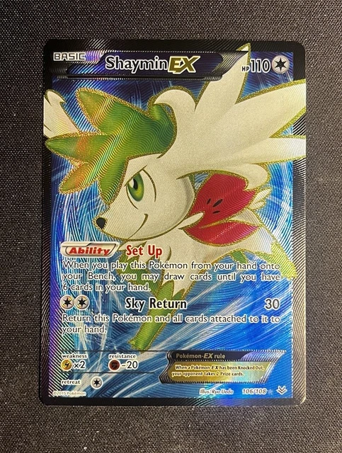 SHAYMIN EX | 106/108 I Ultra Rare | Pokemon TCG: Roaring Skies $37.00 ...
