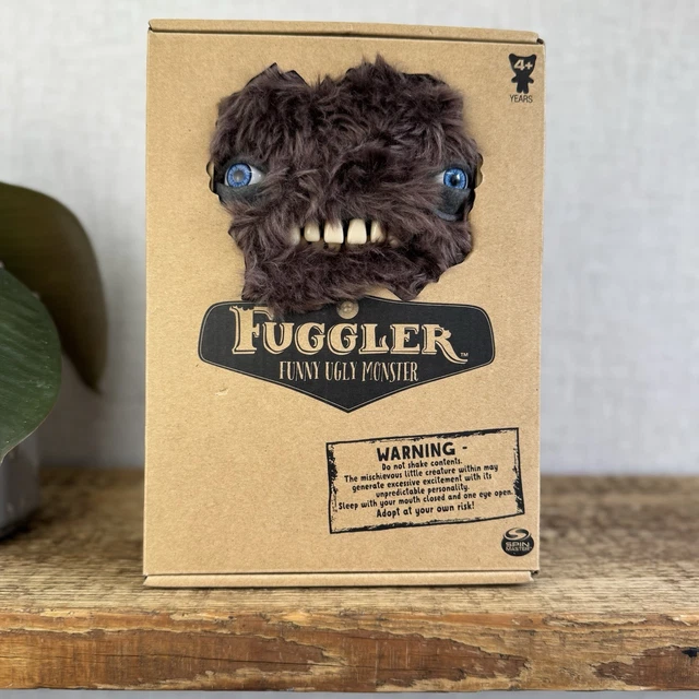 FUGGLER BROWN MUNCH Munch Rare - Brown Super Fluffy Fuggler With Red ...