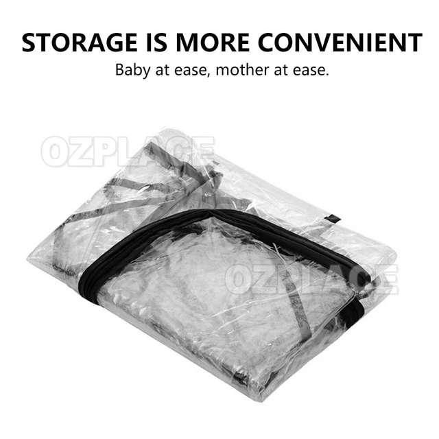 NEW UNIVERSAL RAIN Cover for Pushchair Stroller Baby Buggy Weather ...