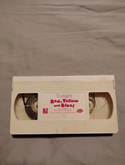 BARNEY - BARNEYS Red, Yellow, and Blue (VHS, 2006) £3.37 - PicClick UK