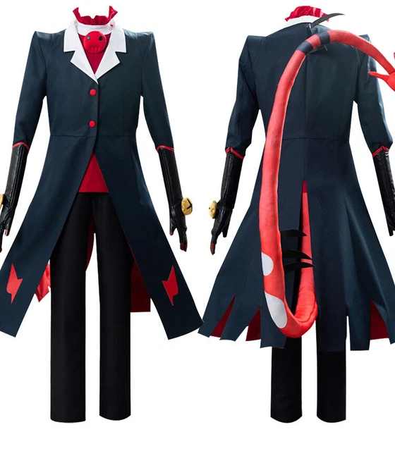 HAZBIN HOTEL CHARLIE Cosplay ALASTOR 2P cos Costume Red Uniform Outfit ...
