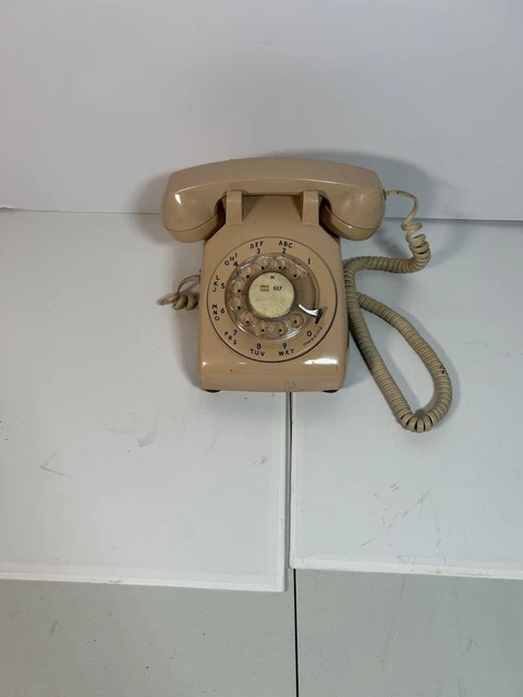 VINTAGE 1970 WESTERN Electric Bell System Telephone Model 500DM Pink £ ...