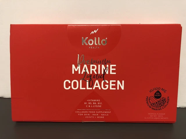 KOLLO PREMIUM MARINE Liquid Collagen 10,000mg 14 Sachets. EXP:08/2025. NEW! £23.29 - PicClick UK