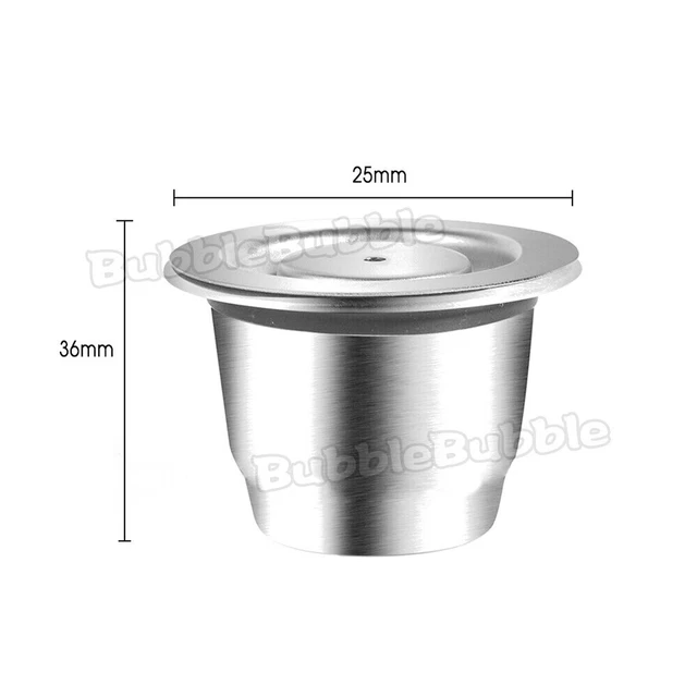 FOR NESPRESSO STAINLESS Steel Coffee-Capsule Refillable Reusable-Pods ...