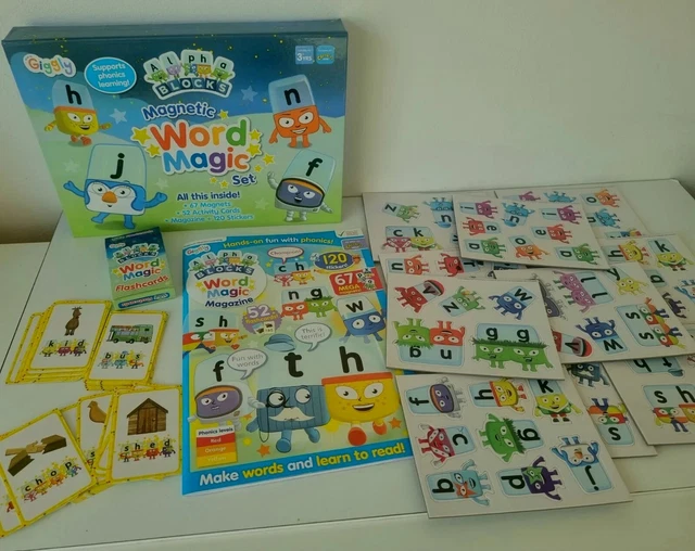 ALPHABLOCKS GEBURTSTAGSPAKET WEIHNACHTEN magnetische Buchstaben ...