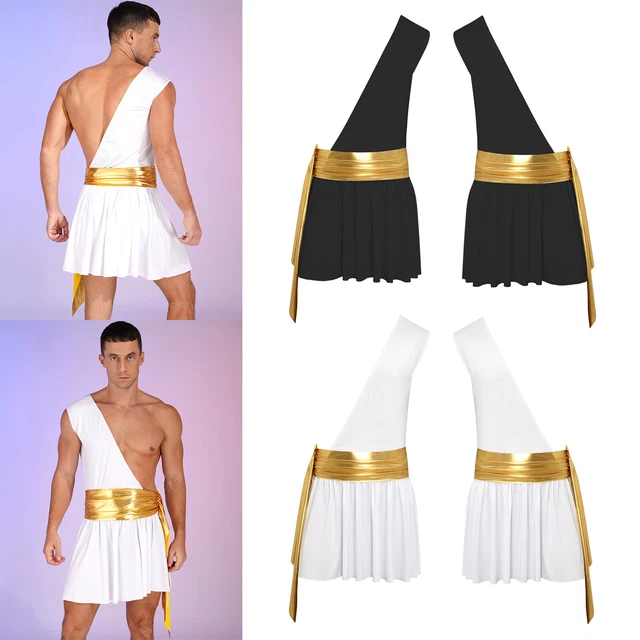 SEXY MENS ONE Shoulder Ancient Greek God Lingerie Knight Warrior ...