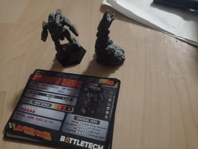 BATTLETECH SHADOW HAWK Jumping, Neu, Catalyst,Gray Death Legion EUR 1 ...