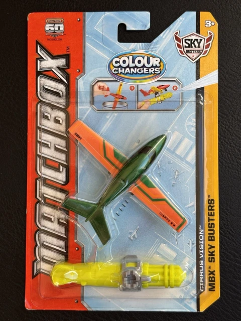 MATCHBOX SKYBUSTERS FLUGZEUG Cirrus Vision Colour Chargers SB-91 2013 ...