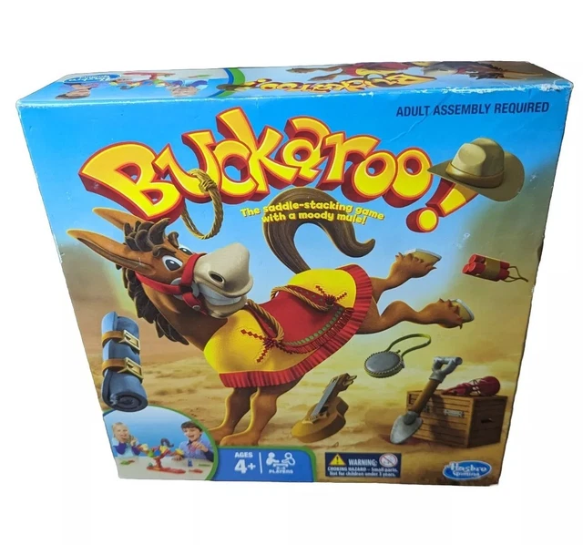 BUCKAROO! BY HASBRO Gaming 'The Saddle-Stacking Game!' 2014 Edition ...