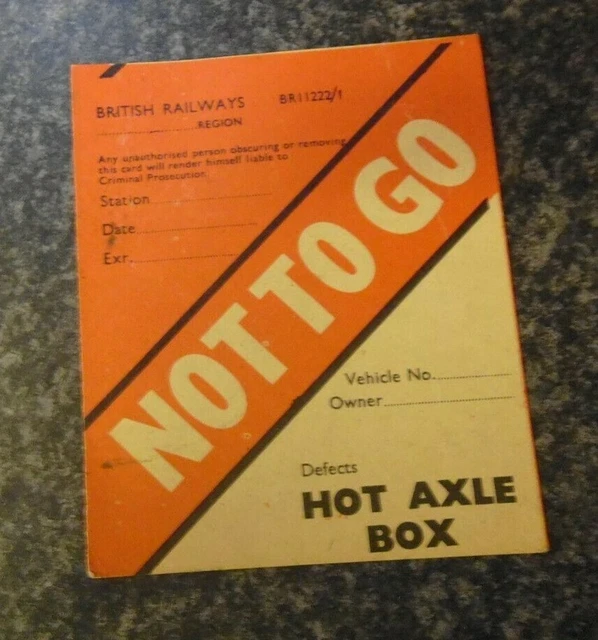 BRITISH RAIL DEFECT Cards X 2 Free Post £12.00 - PicClick UK