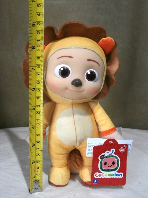 JAZWARES BRAND COCOMELON JJ Lion Moon Bug Entertainment Soft Toy plush ...