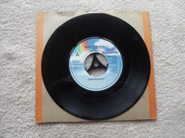 STEPPENWOLF BORN TO Be Wild Mca Records Uk 7" Vinyl Single - Heavy ...