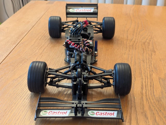 RARE TAMIYA F201 RC F1 Car 3Racing Carbon Fibre Chassis & Brushless ...