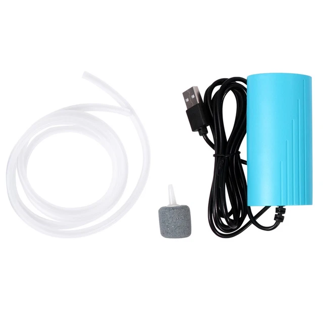 PORTABLE MINI USB Aquarium Fish Tank Air Pump Mute Compressor $22.61 ...