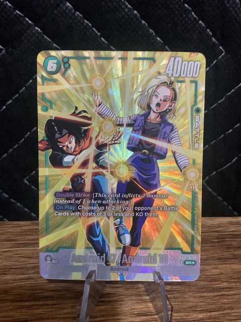 ANDROID 17/ANDROID 18 FB01-078 SR Alt Art Dragon Ball Fusion Monde Anglais EUR 22,08 - PicClick FR