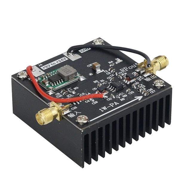RF POWER AMPLIFIER 1W HF FM VHF UHF Amplifier FM Transmit Broadband 10M ...