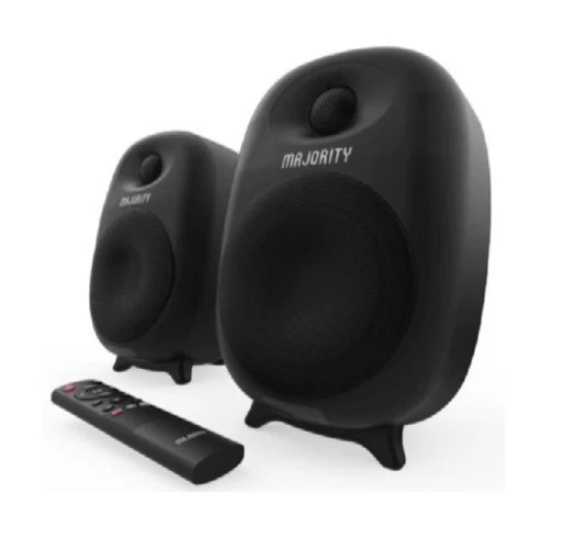 BOOKSHELF SPEAKERS. VERSATILE Majority D80. HDMI. ARC USB AUX OPT ...