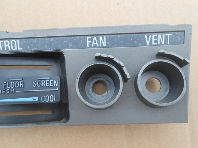XD XE Ford Falcon Dash Climate Conrol / Heater Control Fascia Panel $30 ...